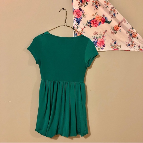 Paco Jeans | Tops | Paco Jeans Emerald Green Top Bubble Fold Bottom ...